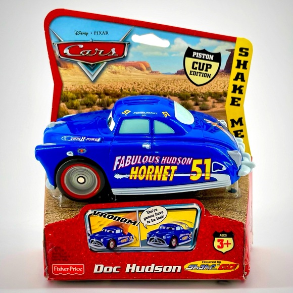 Fisher-Price | Toys | Vintage 205 Disney Pixar Cars Blue Shake N Go ...